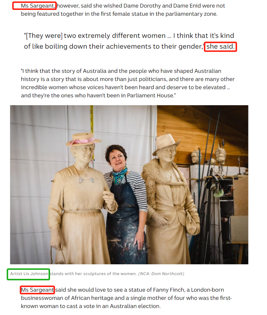 Dame Dorothy Tangney and Dame Enid Lyons immortalised in first female ...