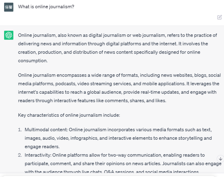 The use of AI in academic writing may be considered as academic ...