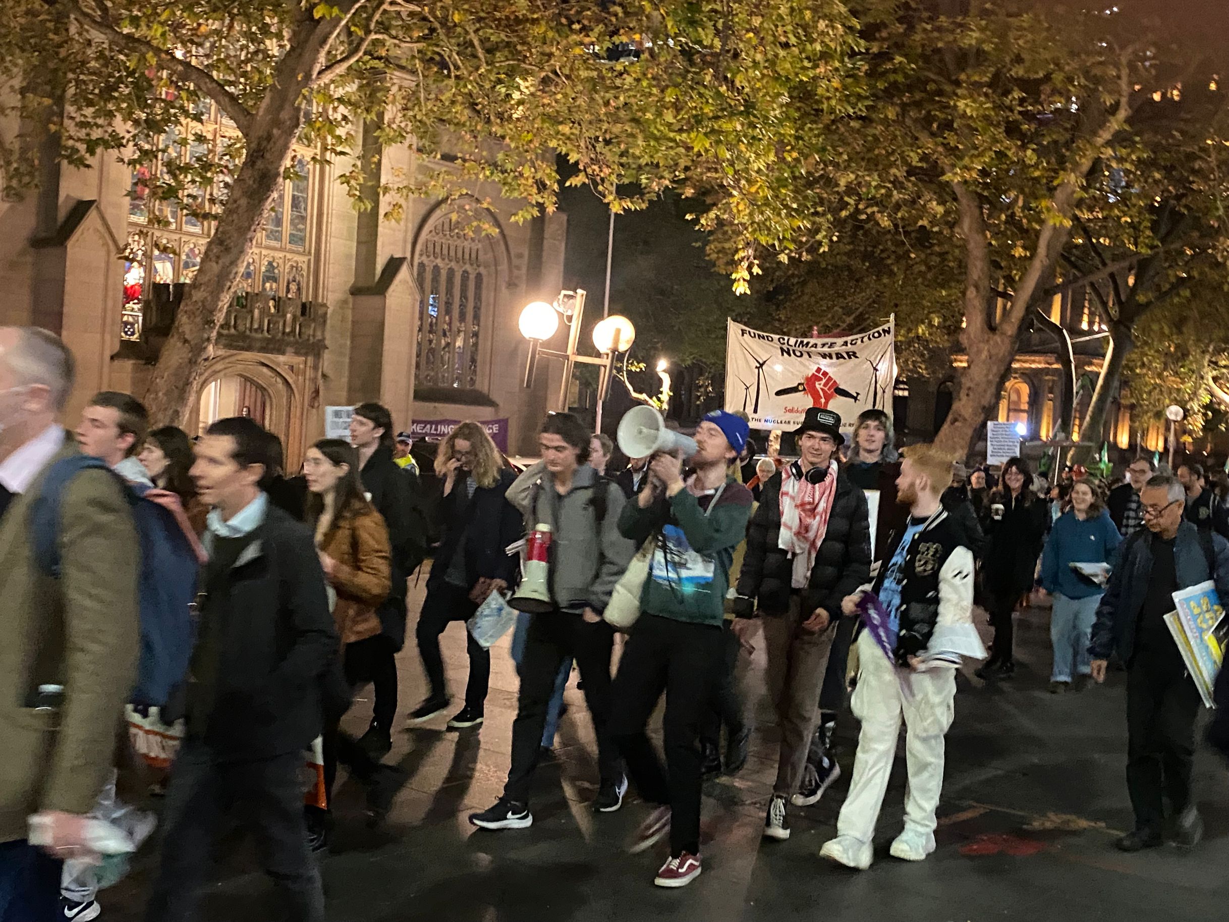 Protests against AUKUS: No war with China,No to the nuclear submarines ...